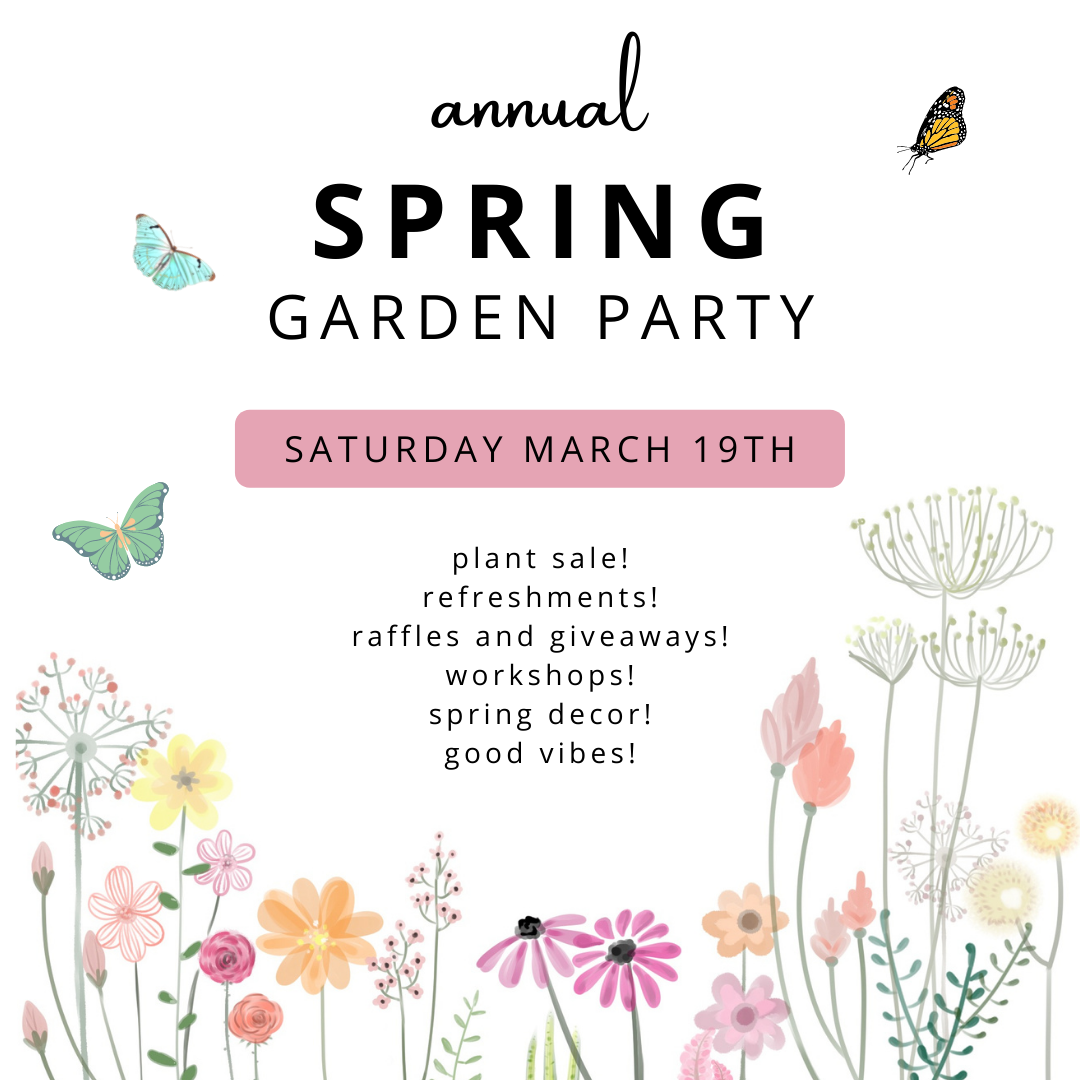 Spring Garden Party – Country Roads Antiques & Garden